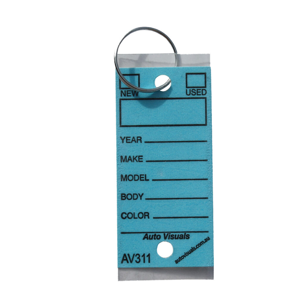 Self Laminating Key Tags Archives - Auto Visuals