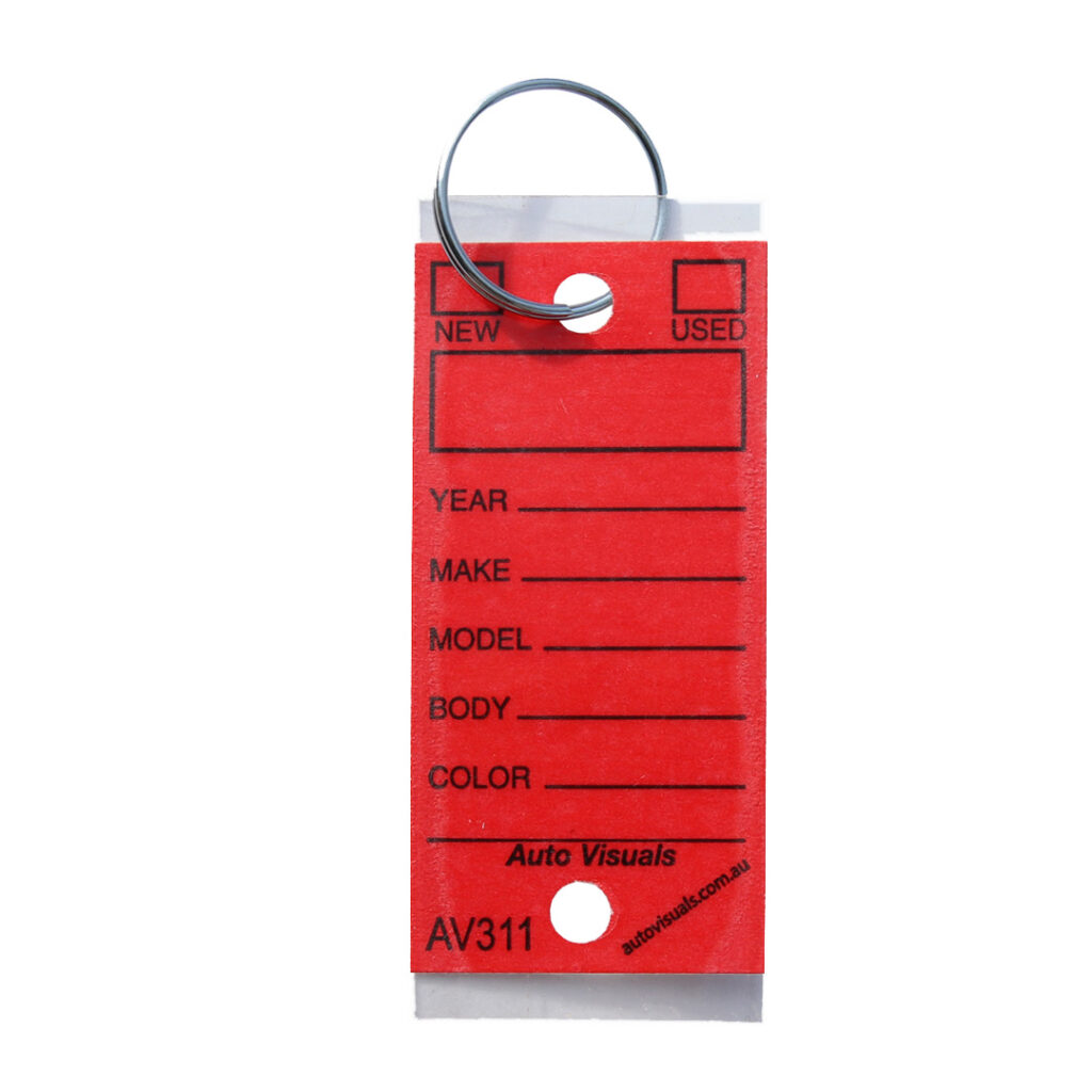 Self Laminating Key Tags Archives - Auto Visuals