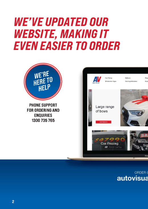 Auto Visuals - Australia's Largest Range of Auto Dealer Products