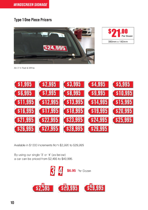 Auto Visuals - Australia's Largest Range of Auto Dealer Products