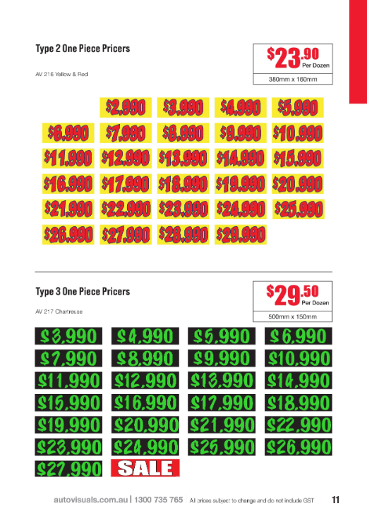 Auto Visuals - Australia's Largest Range of Auto Dealer Products