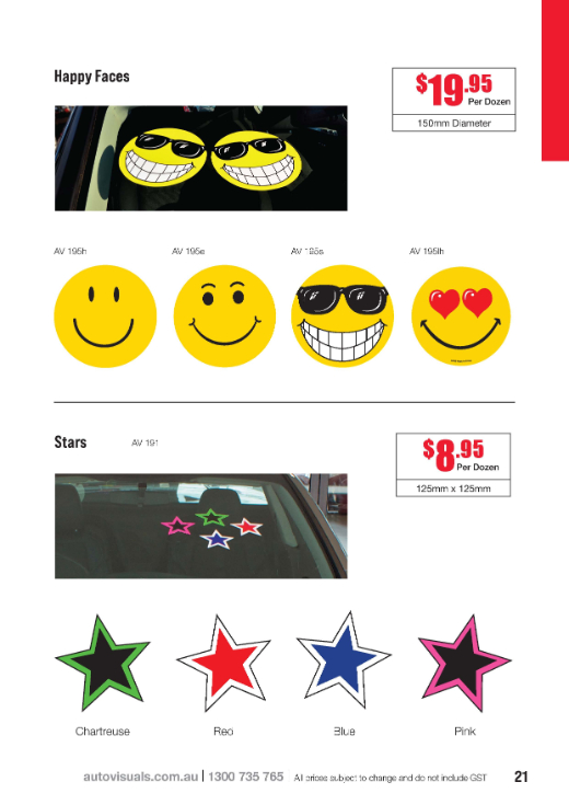 Auto Visuals - Australia's Largest Range of Auto Dealer Products