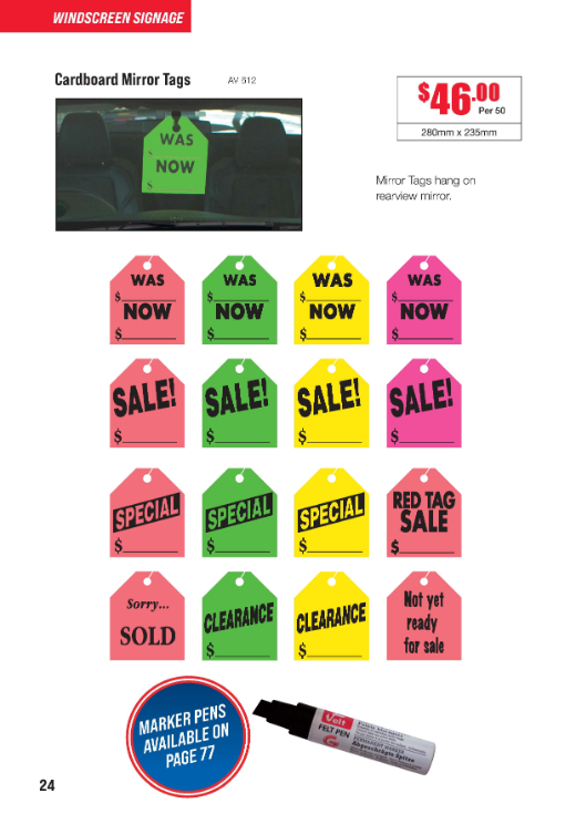 Auto Visuals - Australia's Largest Range of Auto Dealer Products