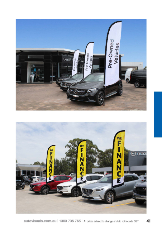 Auto Visuals - Australia's Largest Range of Auto Dealer Products