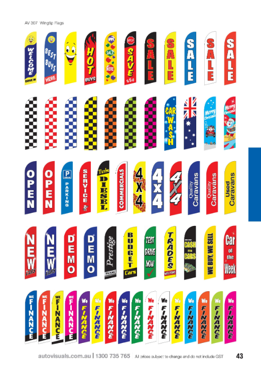 Auto Visuals - Australia's Largest Range of Auto Dealer Products