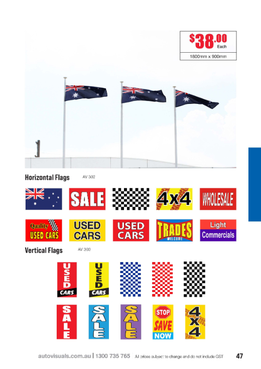 Auto Visuals - Australia's Largest Range of Auto Dealer Products