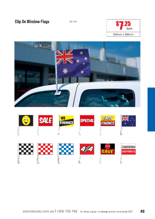 Auto Visuals - Australia's Largest Range of Auto Dealer Products