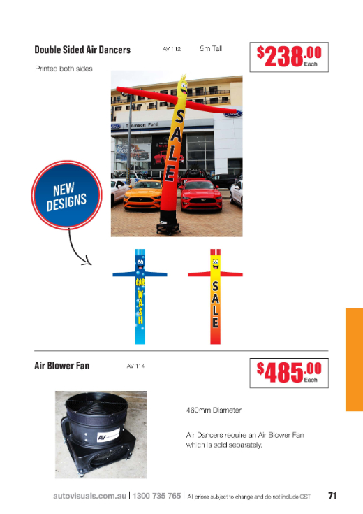 Auto Visuals - Australia's Largest Range of Auto Dealer Products