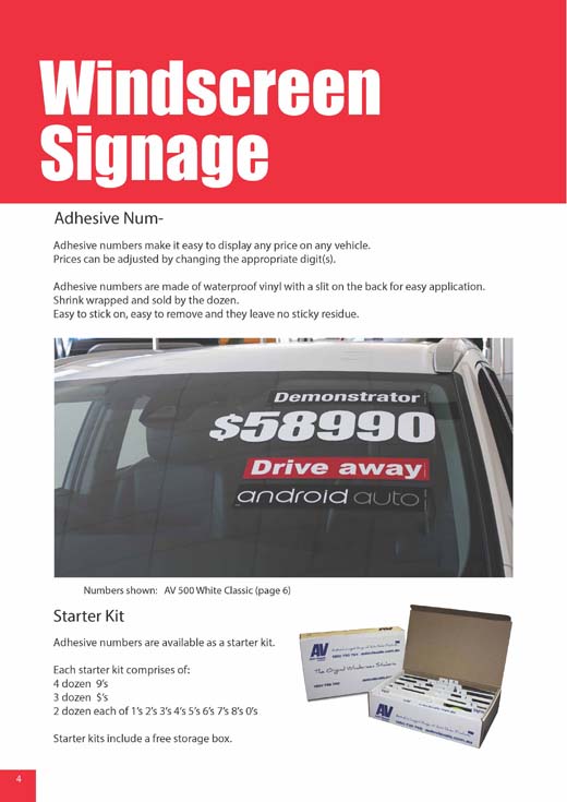 Auto Visuals - Australia's Largest Range of Auto Dealer Products