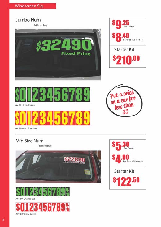 Auto Visuals - Australia's Largest Range of Auto Dealer Products