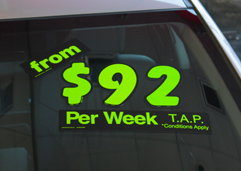 Car Dealer Signs | Windscreen Signs | Car Dealership Supplies