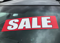 Car Dealer Signs | Windscreen Signs | Car Dealership Supplies