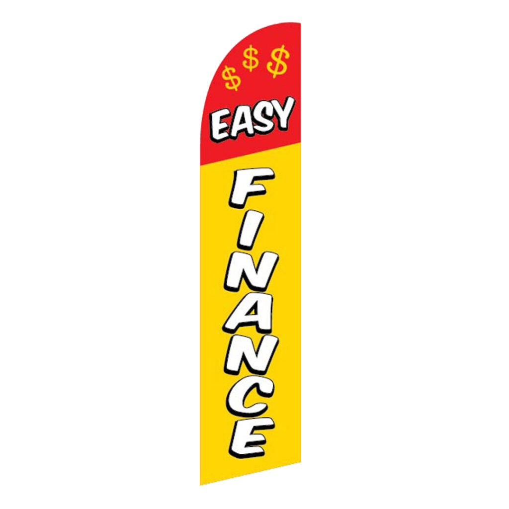 Easy Finance Yellow Red Wingtip - Auto Visuals
