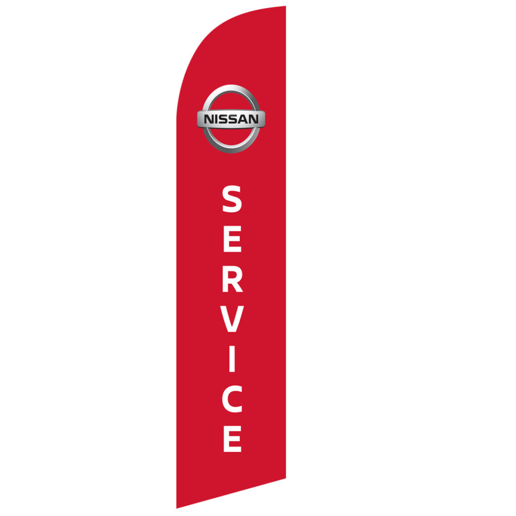 Nissan Service Wingtip Flag - Auto Visuals