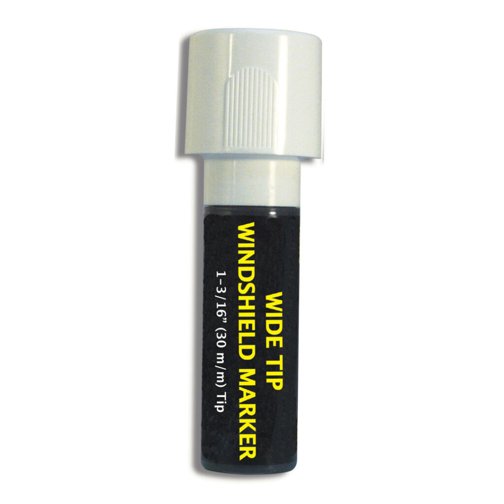 White Wide Tip Marker - Auto Visuals
