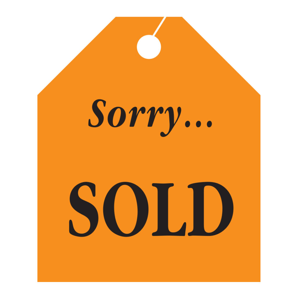 Sorry Sold Mirror Tags - Auto Visuals