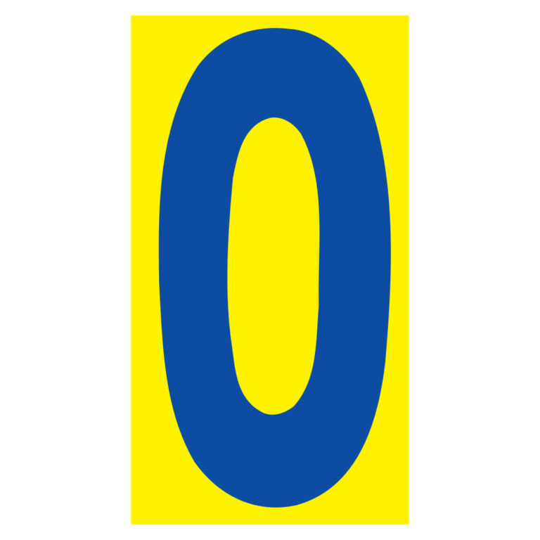 Blue & Yellow Mid Size Numbers Archives - Auto Visuals