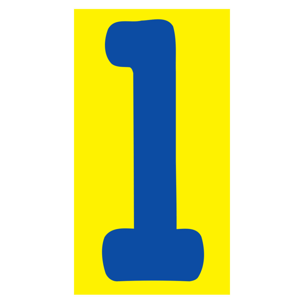 Blue & Yellow Mid Size Numbers Archives - Auto Visuals