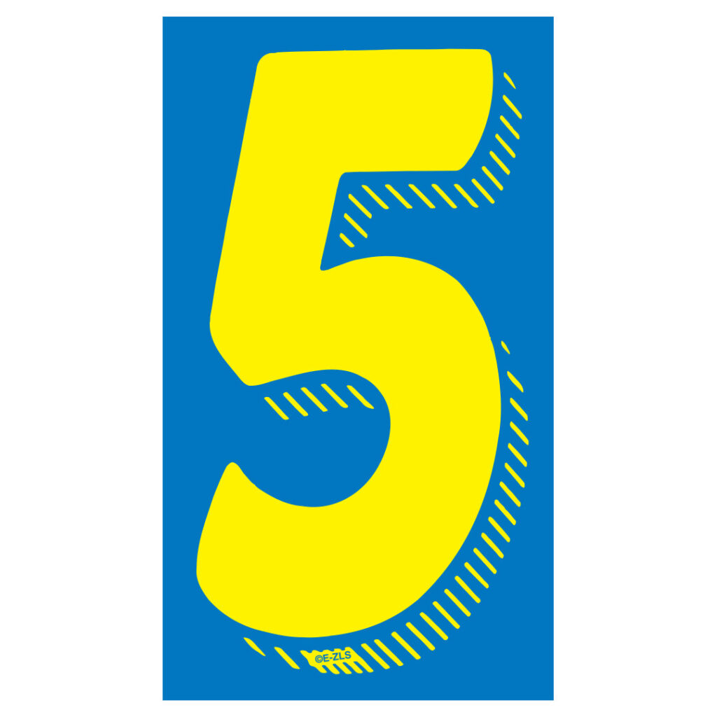 Blue & Yellow Numbers Archives - Auto Visuals