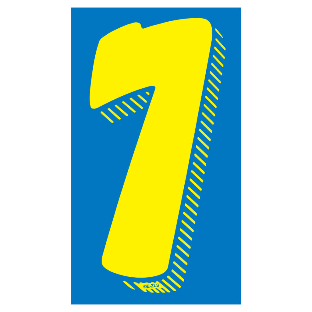 Blue & Yellow Numbers Archives - Auto Visuals