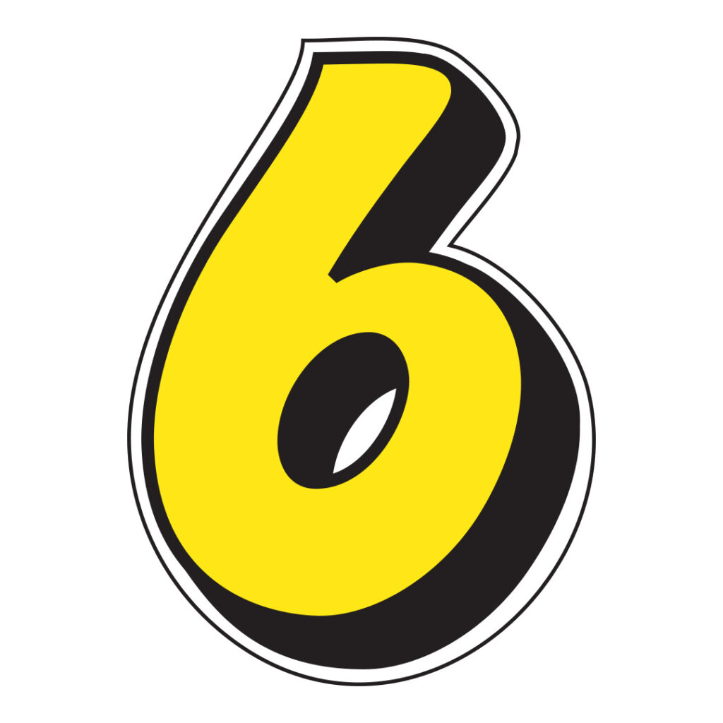 Graphic Die Cut Numbers Yellow Archives - Auto Visuals