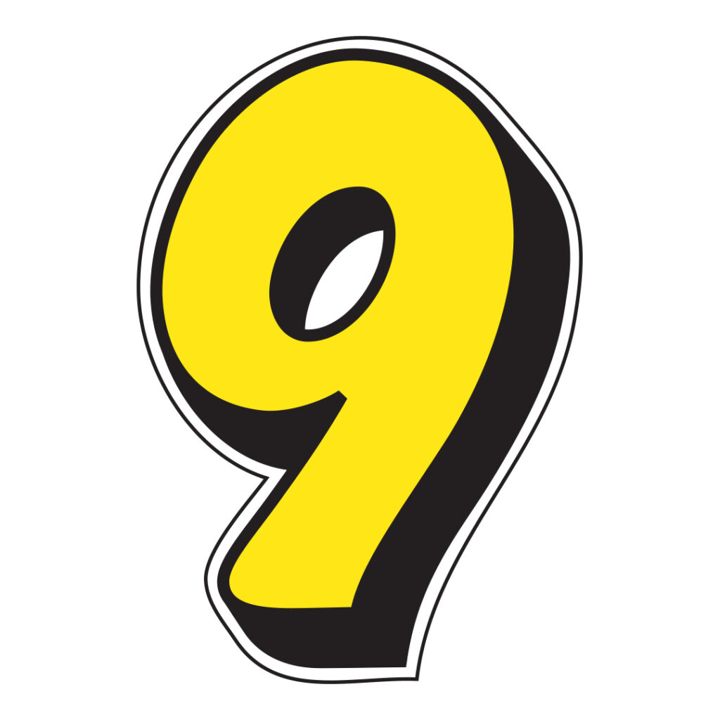 Graphic Die Cut Numbers Yellow Archives - Auto Visuals