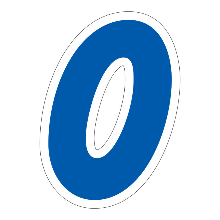 Blue & White Die Cut Numbers Archives - Auto Visuals