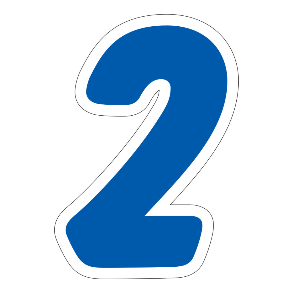 Blue & White Die Cut Numbers Archives - Auto Visuals