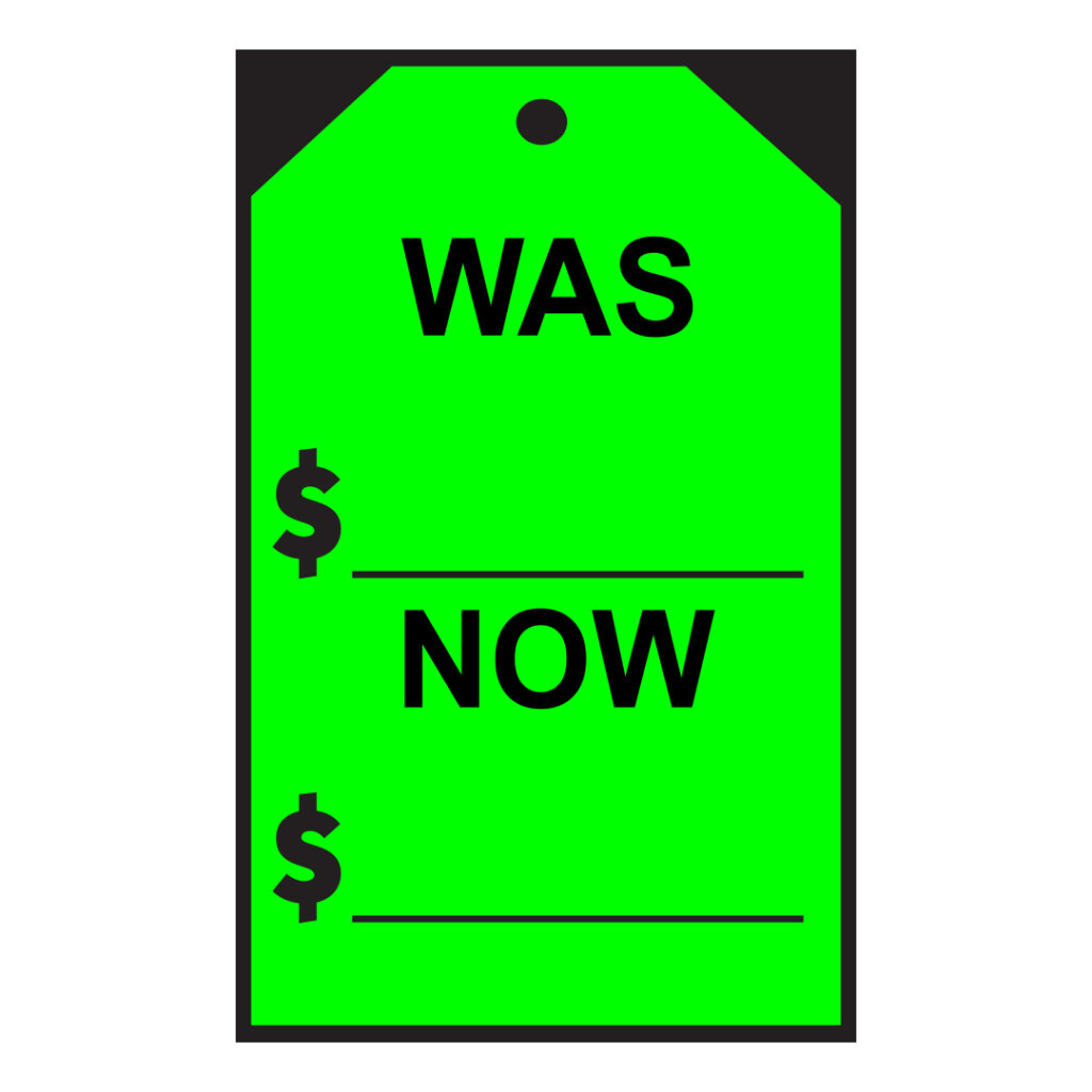 Was Now Tags Chartreuse - Auto Visuals