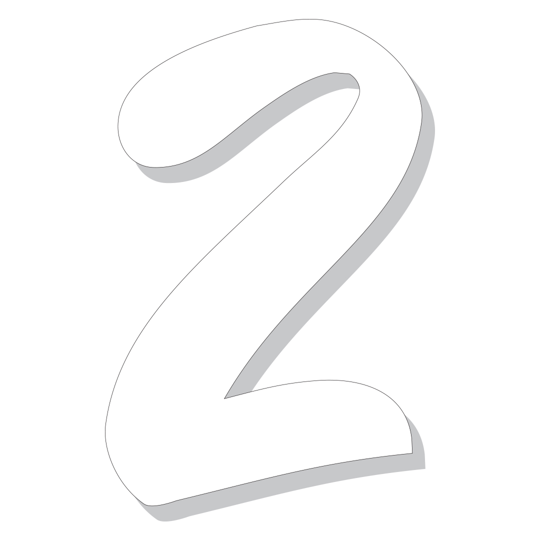 White Sign Painter Numbers Auto Visuals